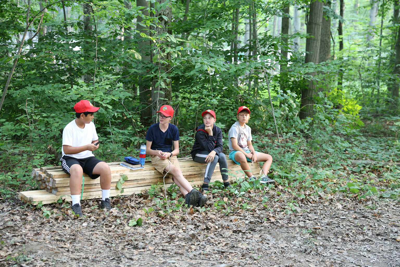 Setting Up Camp - Red - Cadet International Camporee